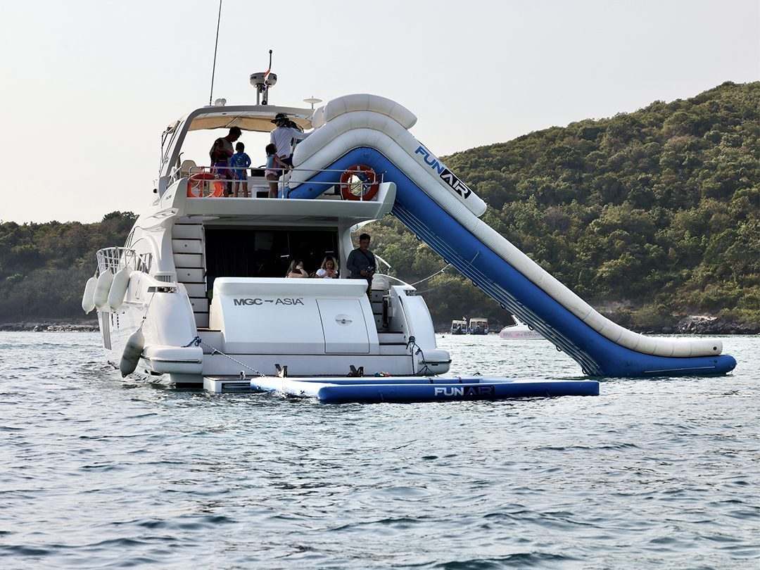 QuickShip Yacht Slides | Custom Superyacht Toys | FunAir