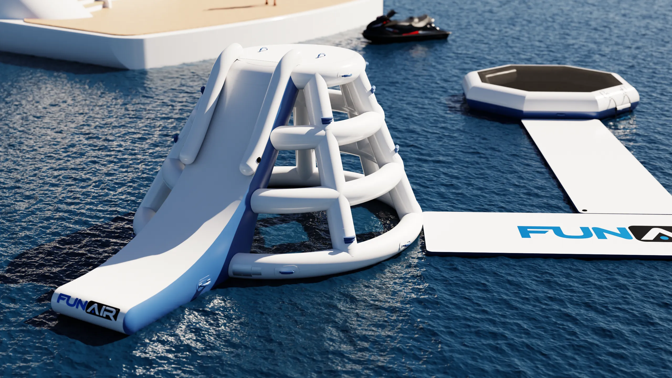 Splash Tower - FunAir | Superyacht Toys and Yacht Slides