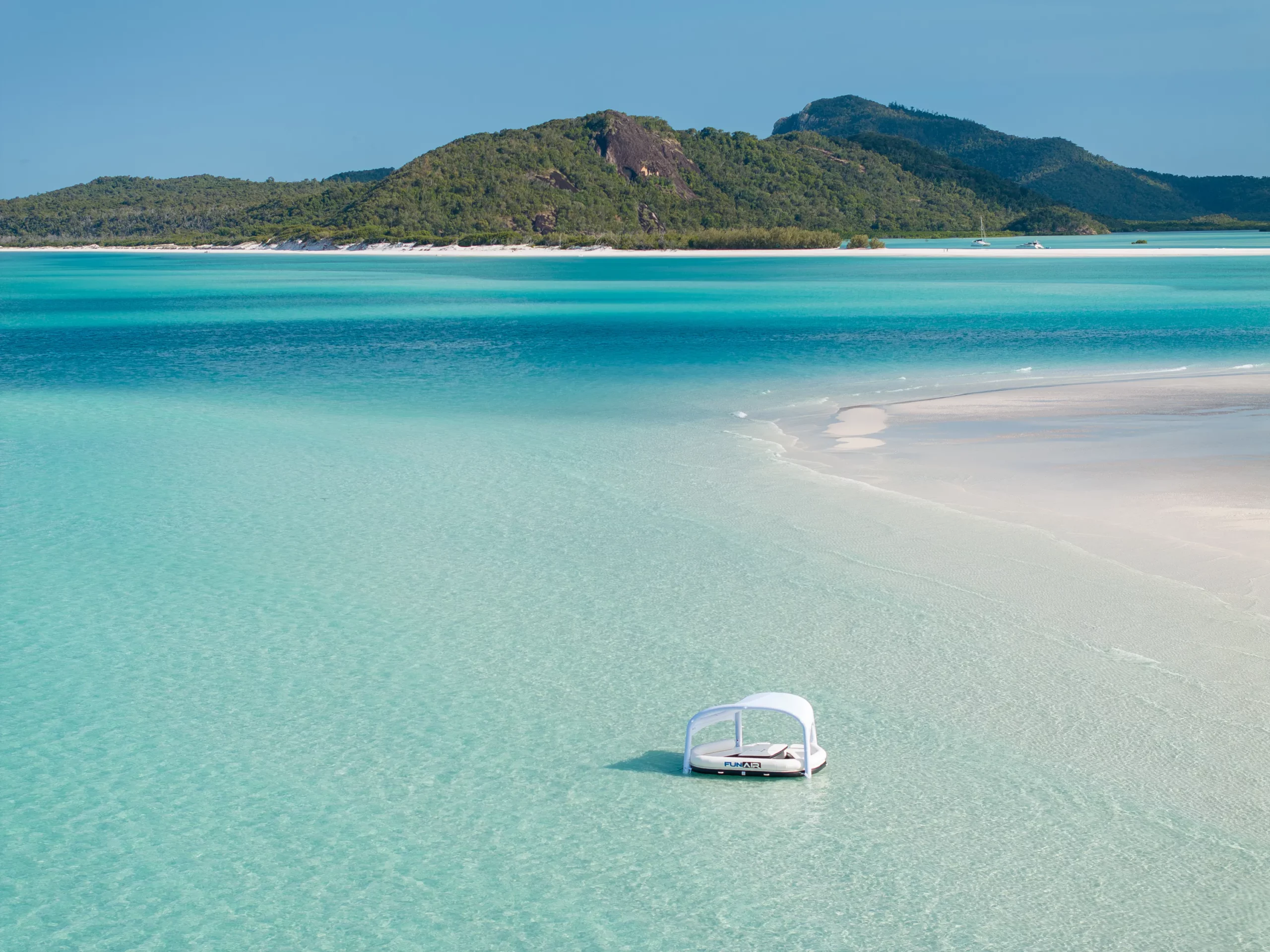 Shaded Oasis - FunAir | Superyacht Toys and Yacht Slides